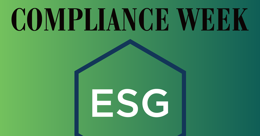 A blueprint for developing your ESG program | Video | Compliance Week