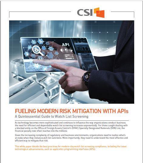 Fueling Modern Risk Mitigation with APIs: A Quintessential Guide to ...