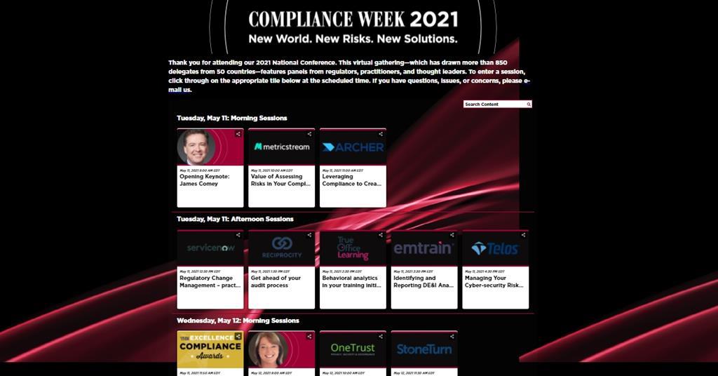 5 reasons to be excited for Compliance Week 2021 | Article | Compliance ...