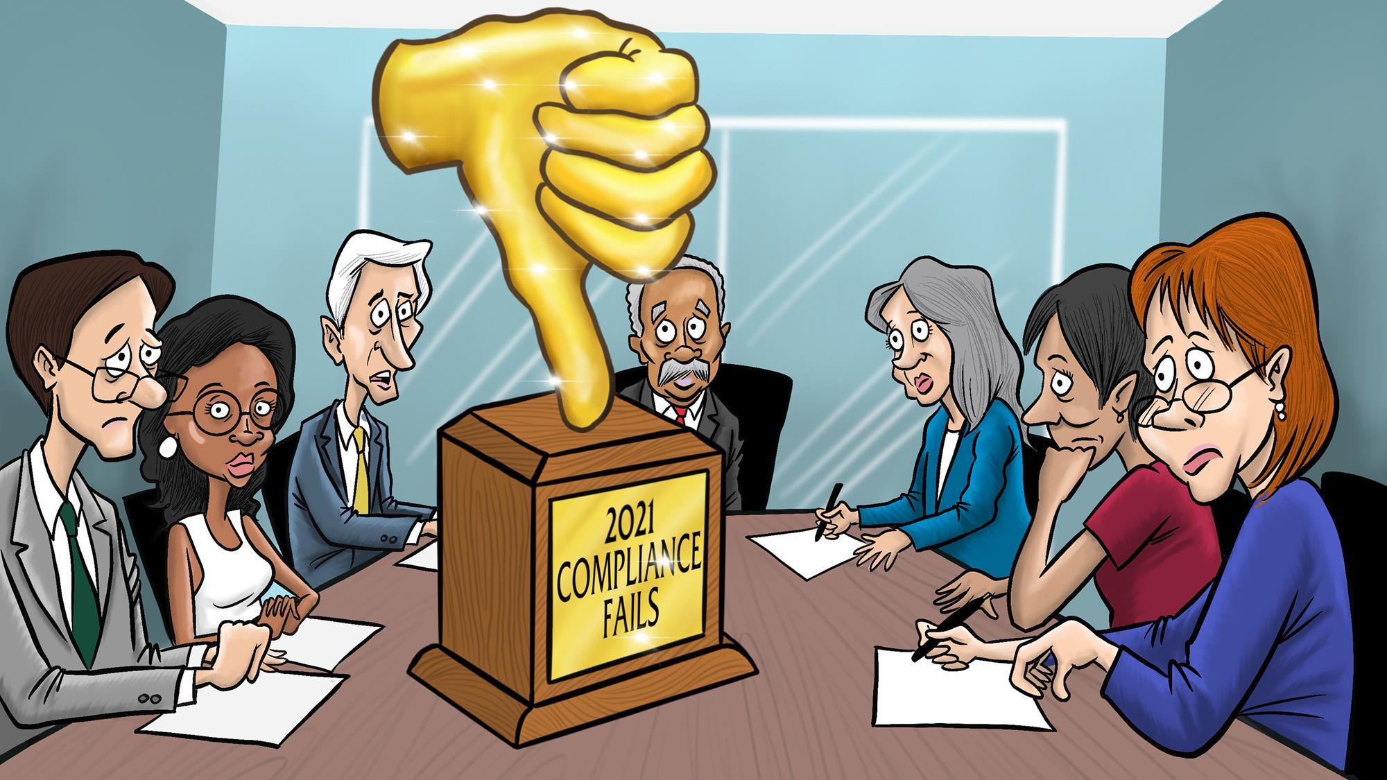 Top ethics and compliance failures of 2021 | Article | Compliance Week